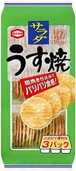 Kameda Salada Usuyaki 93g x12 pieces / Japanese Senbei – wamiyage
