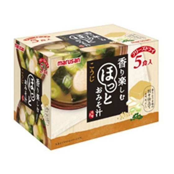 Marusan Eye / Hotto Omisoshiru 5-serving pack , Miso Soup – wamiyage